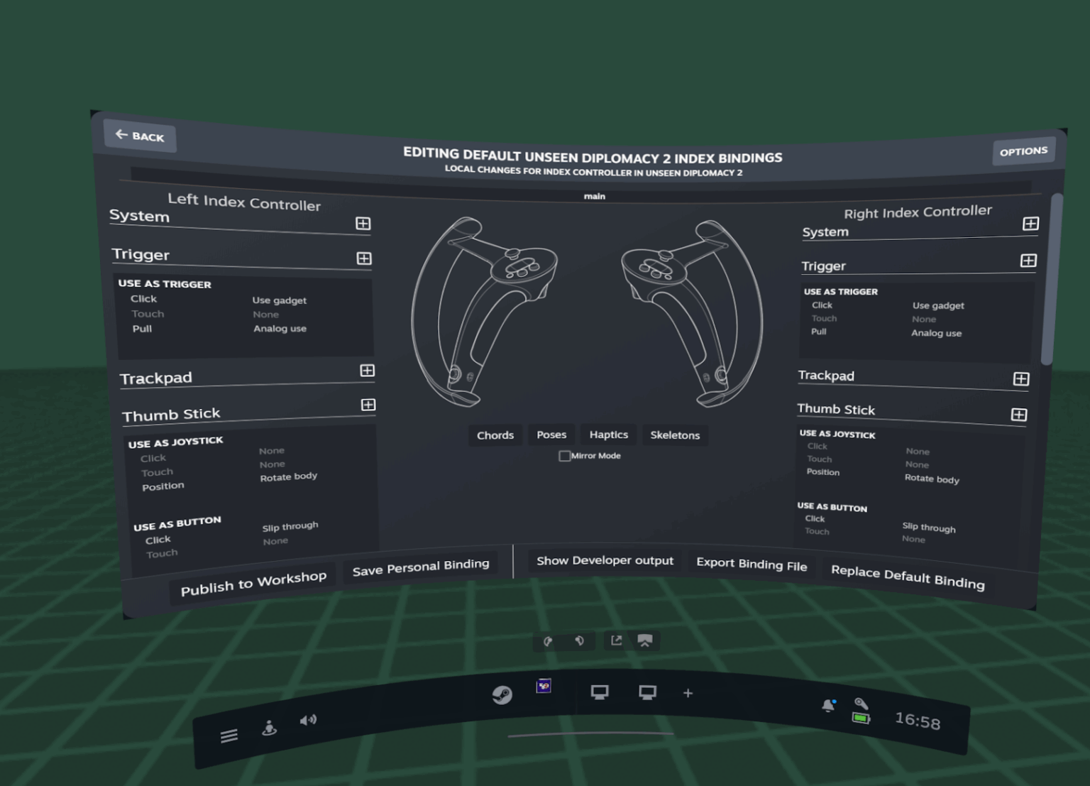 How to use SteamVR Controller Bindings – Triangular Pixels